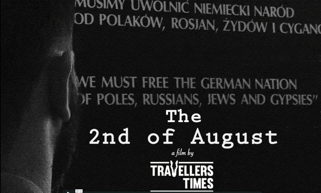 2nd August - young Romany Gypsy Johnson Welch visits Auschwitz-Birkenau ...