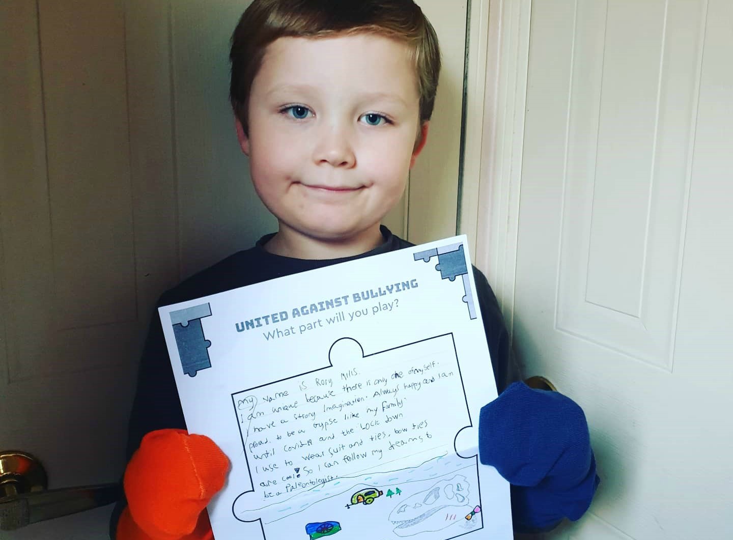 Rory Age 7 Raises Awareness For Anti bullying Week Travellers Times rory-age-7-raises-awareness-for-anti-bullying-week-travellers-times