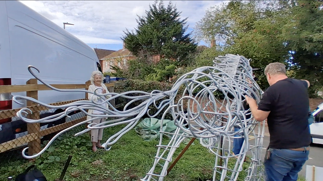 Gypsy Cob sculpture for Bridgwater - host to annual Bridgwater Fair ...