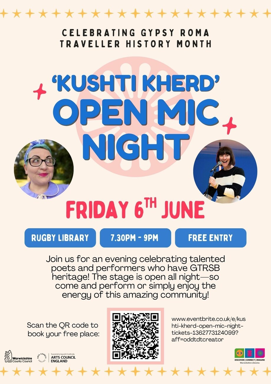 Rugby - Kushti Kherd: GRT History Month Open Mic, Poetry and Comedy ...