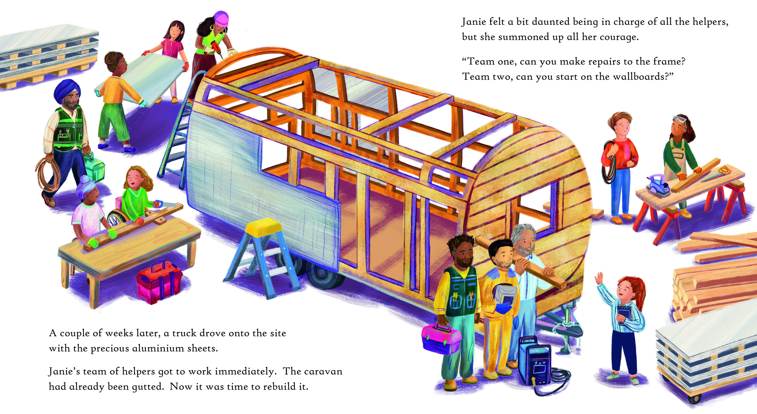 Thumbs up for The Can Caravan from Crays Hill School! | Travellers Times