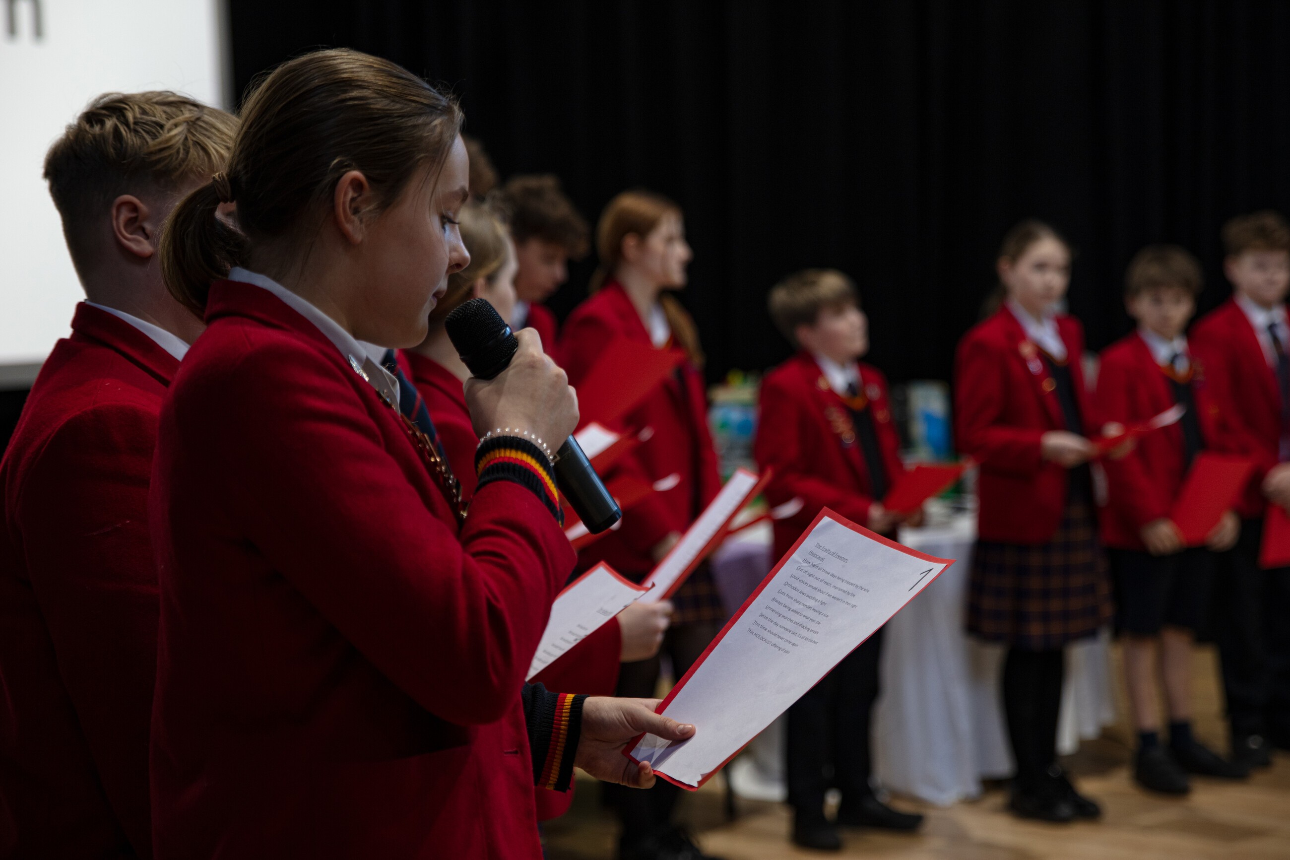 Betty Smith-Billington MBE speaks at Dorchester Holocaust Day event ...
