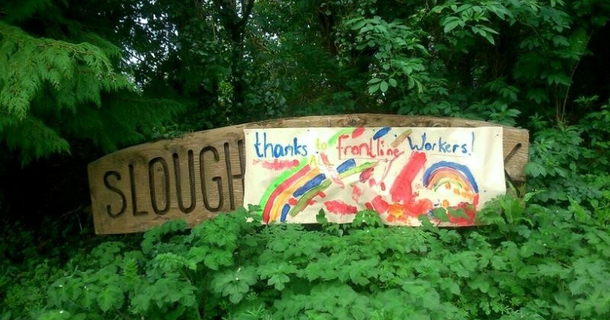 Slough Green Park pupils show their support for NHS and frontline ...