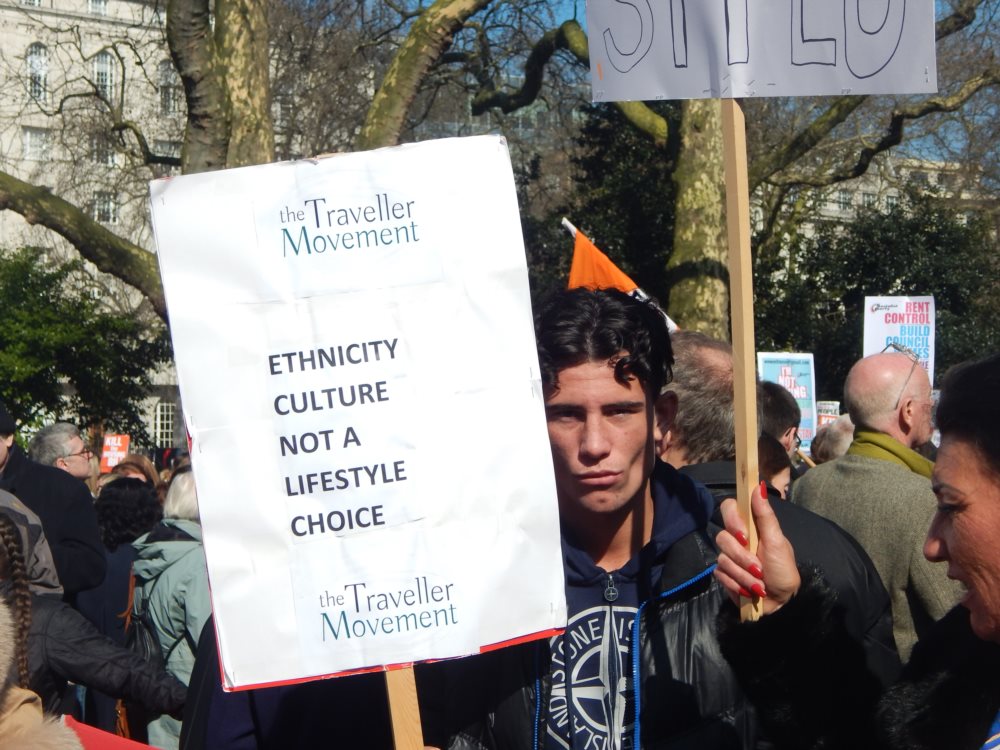 London Gypsies and Travellers march for more sites | Travellers Times